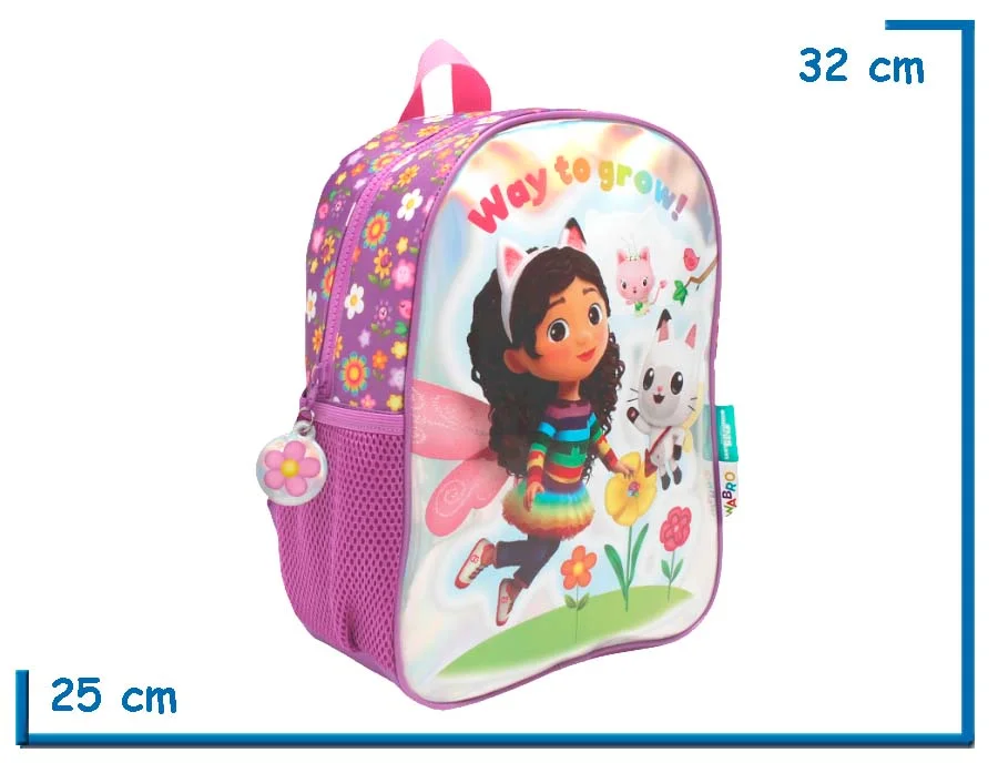 MOCHILA ESPALDA 12″ GABBYS DOLLHOUSE VIOLETA WAY TO GROW – Pablos Toys ...
