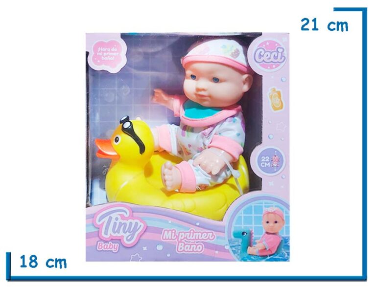 TINY BABY BEBE ROPA ROSA SALVAVIDAS ANIMALITO 22CM – Pablos Toys | Juguetería Mayorista