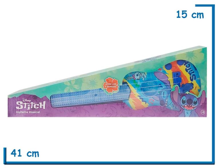 STITCH GUITARRA MUSICAL CON LUZ Y SONIDO – Pablos Toys | Juguetería ...