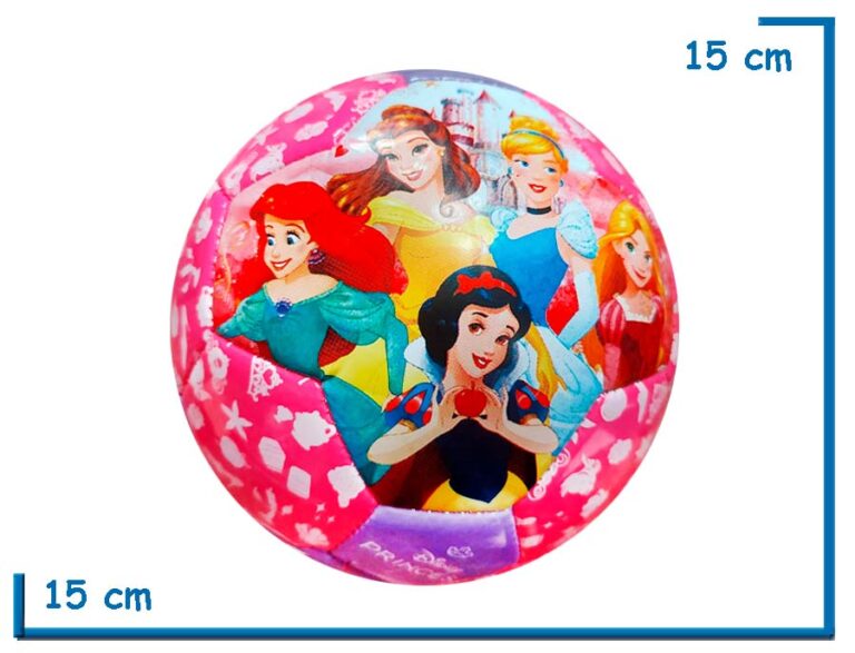 PELOTA DE CUERO Nº2 DISNEY PRINCESA LOGOS CHICOS FUCSIA Y VIOLETA ...