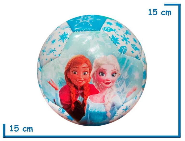 PELOTA DE CUERO Nº2 FROZEN ELSA Y ANNA BLANCA CELESTE Y VERDE – Pablos ...