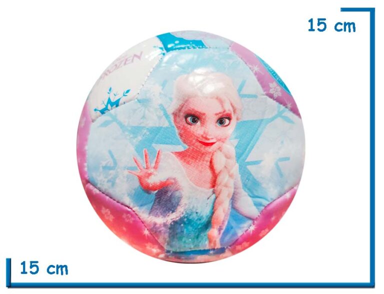 PELOTA DE CUERO Nº2 FROZEN ELSA LILA CELESTE Y BLANCA – Pablos Toys ...