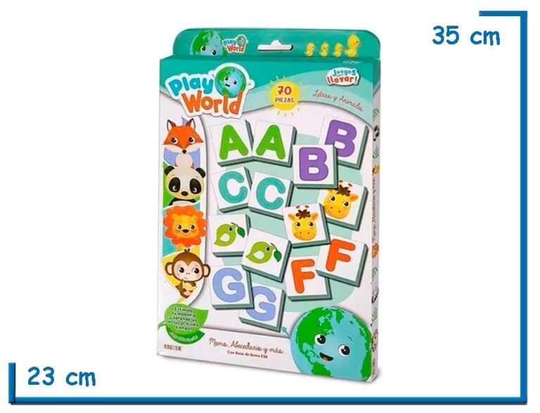 PLAY WORLD MEMO ABECEDARIO Y MAS CON BASE DE GOMA EVA – Pablos Toys ...